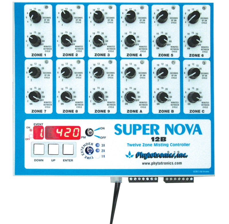 Phytotronics, Inc® - Super Nova: 12B 12 Zone Controller | La Noria ...
