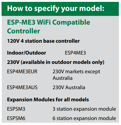 Rain Bird® - ESP-ME3 Series Controller | La Noria Irrigation Supply