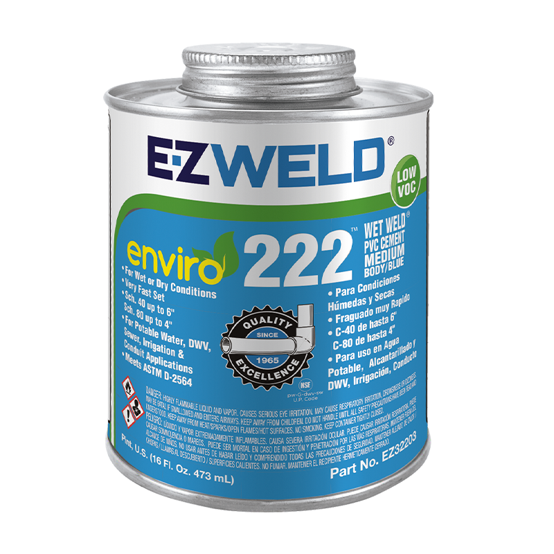E-Z Weld - Enviro 222 Wet Weld PVC Cement Medium Body/Blue | La Noria ... E-Z Weld - Enviro 222 Wet Weld PVC Cement Medium Body/Blue | La Noria ...
